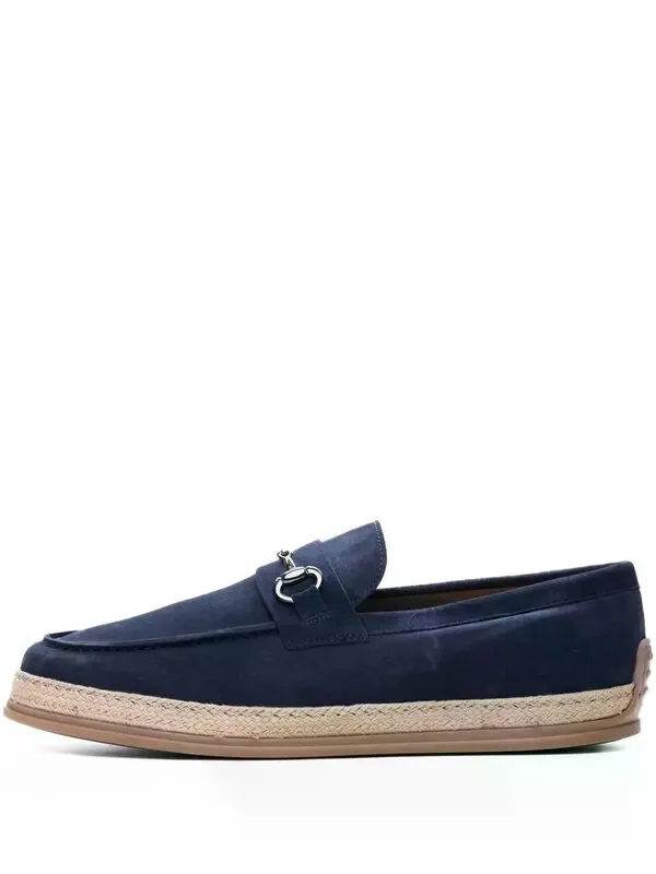 POCHE PARIS Suede Loafers - Blue