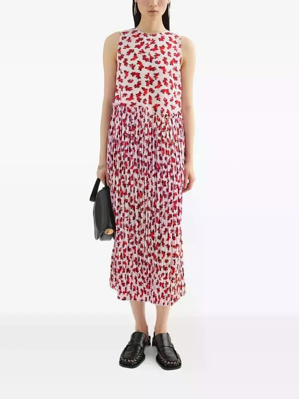 JIL SANDER Floral-print Midi Dress