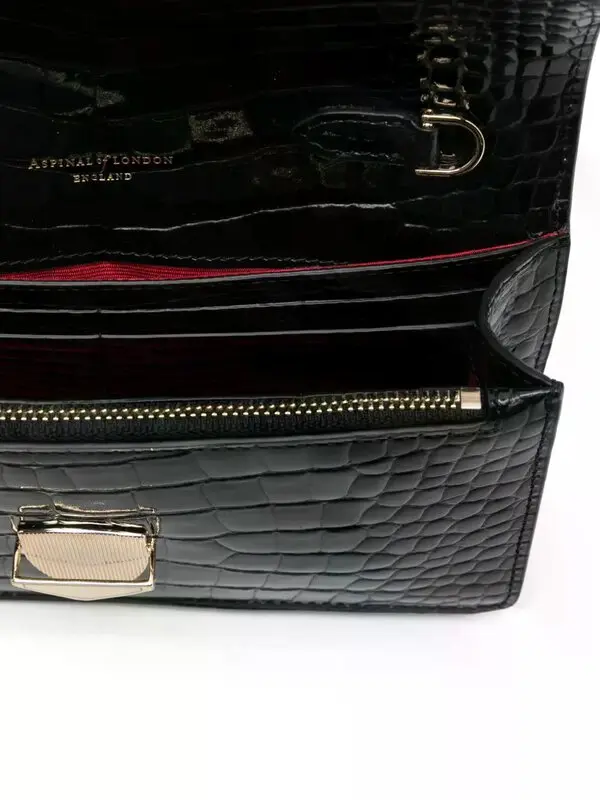 ASPINAL OF LONDON Mayfair Clutch - Black