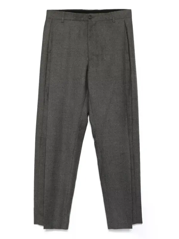 MAISON MARGIELA Virgin Wool Trousers - Grey