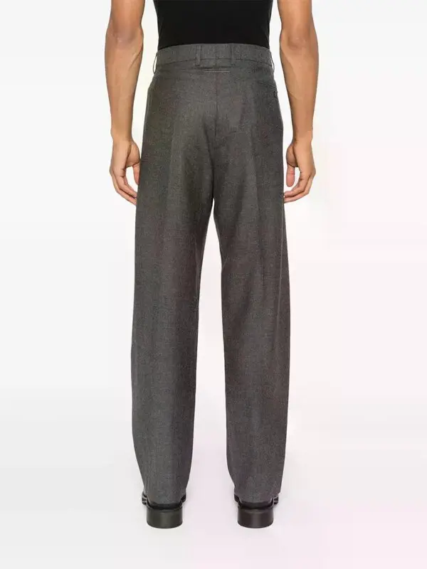 MAISON MARGIELA Virgin Wool Trousers - Grey