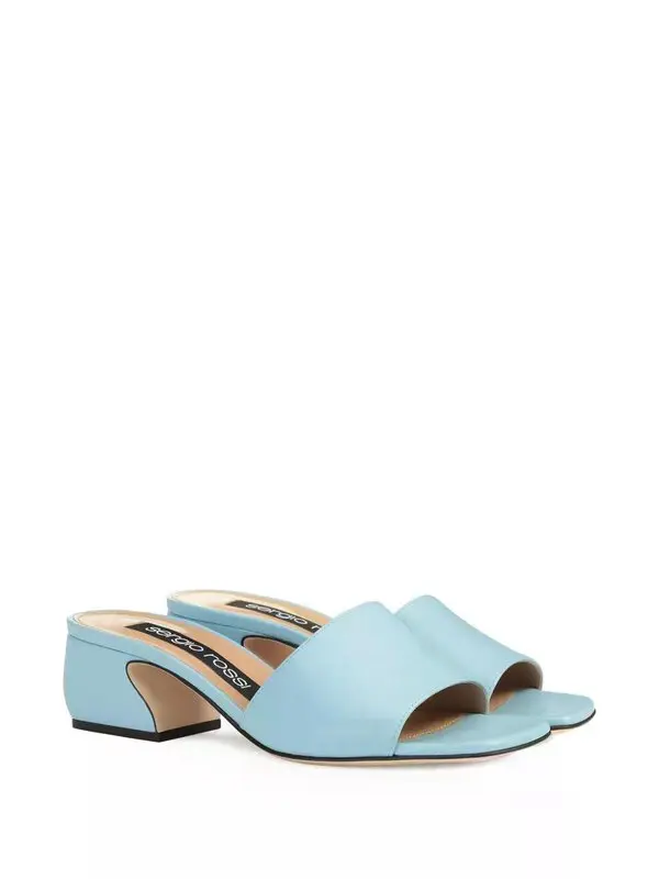 SERGIO ROSSI 45mm Leather Sandals