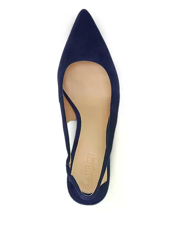 Ralph Lauren Suede Slingback Pumps