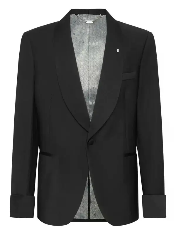 BILLIONAIRE Single-breasted Blazer - Black