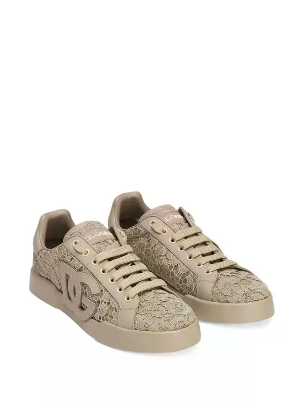Dolce & Gabbana Portofino Sneakers - Neutrals
