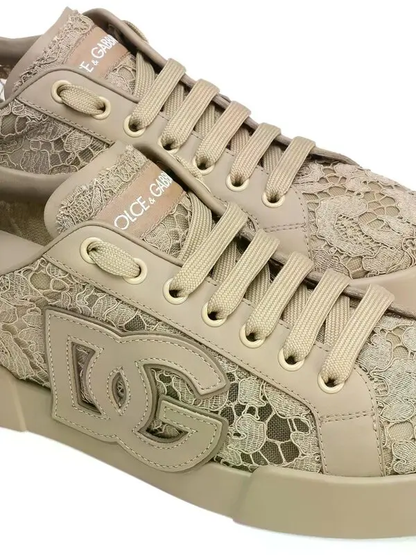 Dolce & Gabbana Portofino Sneakers - Neutrals