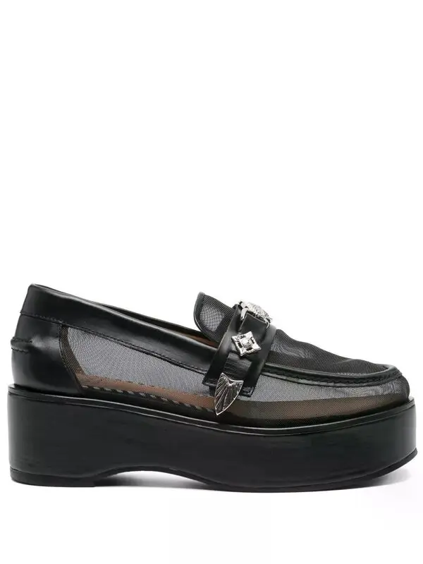 Toga 55mm Leather Heeled Loafers