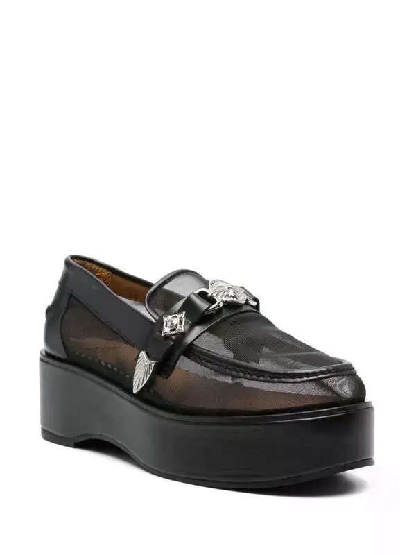 Toga 55mm Leather Heeled Loafers