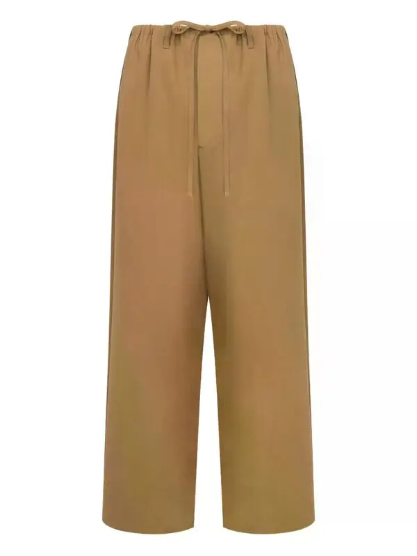 Moschino Cotton Palazzo Trousers