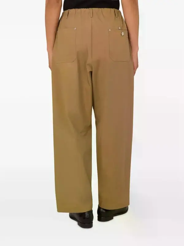 Moschino Cotton Palazzo Trousers
