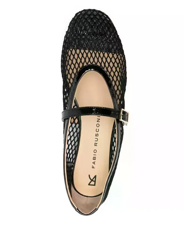 FABIO RUSCONI Leather Ballet Flats