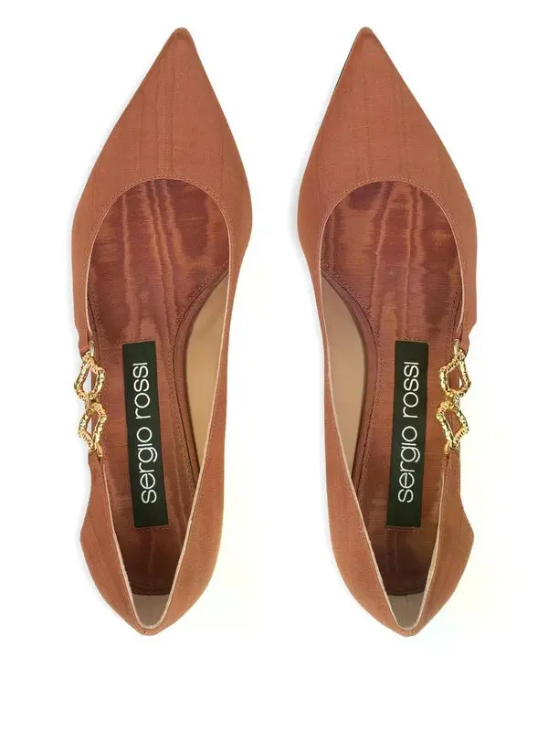 SERGIO ROSSI Leather Pumps