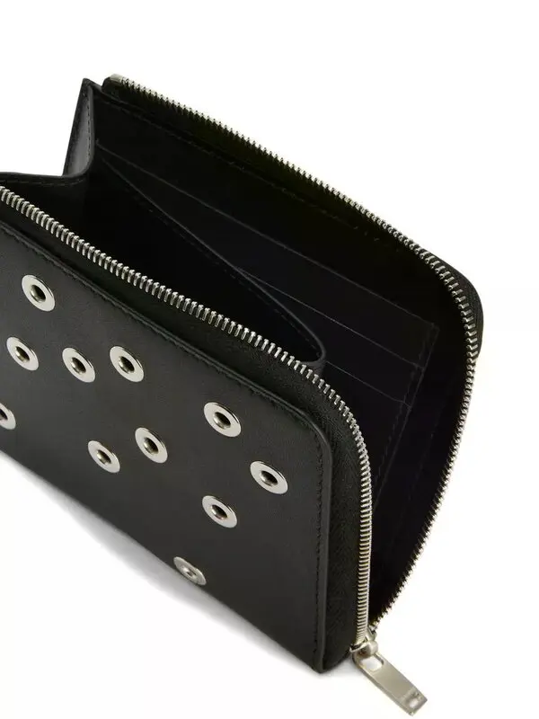 JIL SANDER Eyelet-embellished Wallet