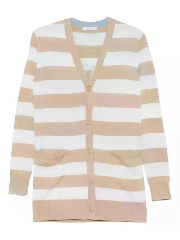 Max Mara Virgin Wool Cardigan - White