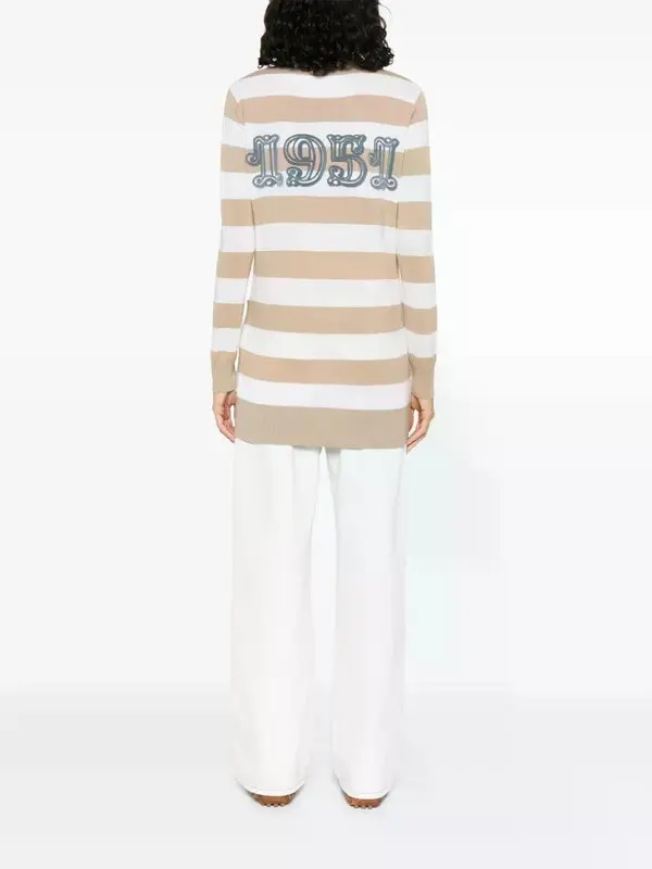 Max Mara Virgin Wool Cardigan - White
