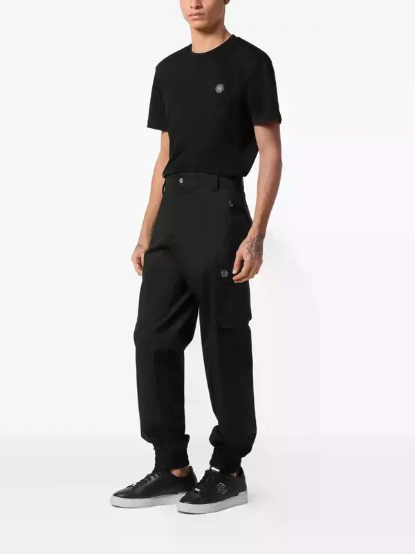 Philipp Plein Basic Cargo Joggers - Black