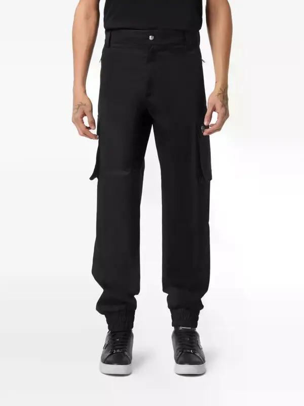 Philipp Plein Basic Cargo Joggers - Black