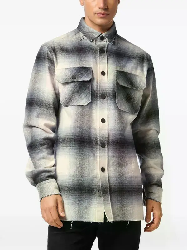 Philipp Plein Plaid Overshirt