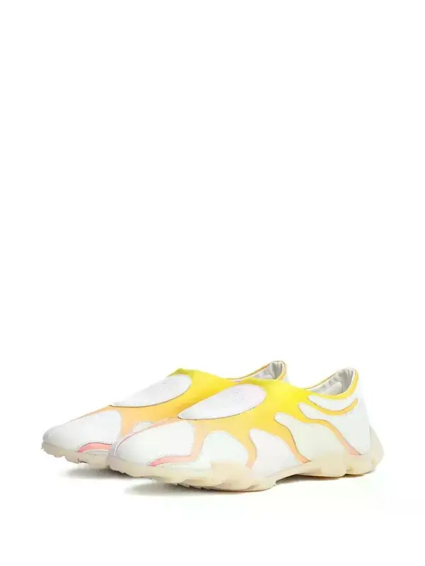 ROMBAUT Wave-patterned Slip-on Sneakers - White