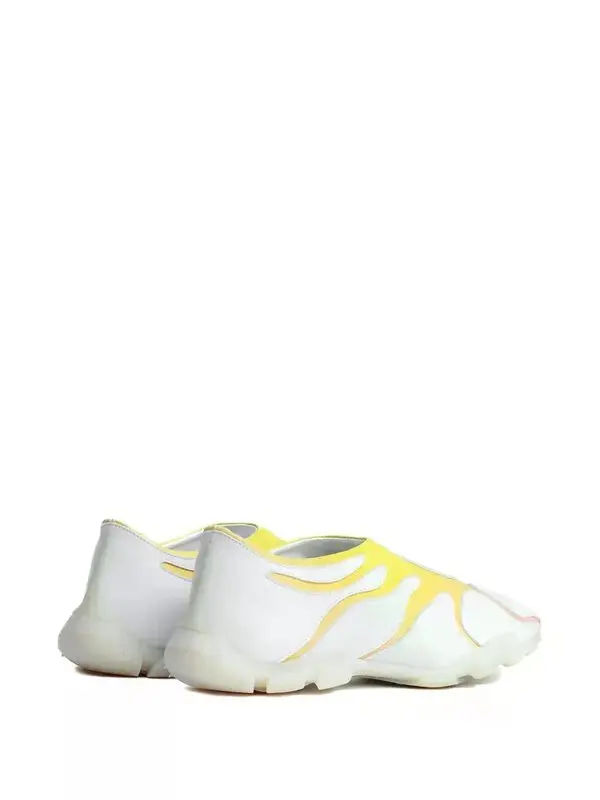 ROMBAUT Wave-patterned Slip-on Sneakers - White