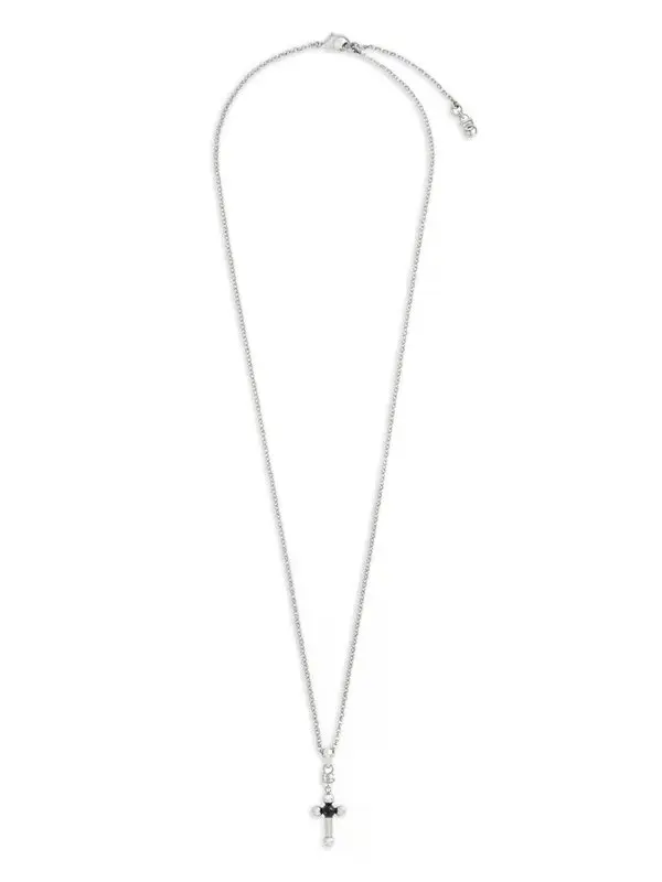 Dolce & Gabbana Cross Pendant Necklace - Silver
