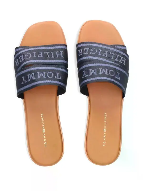Tommy Hilfiger Logo-strap Slide Sandals