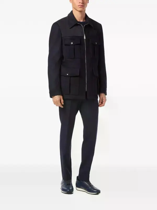 BILLIONAIRE Zip-up Jacket - Blue
