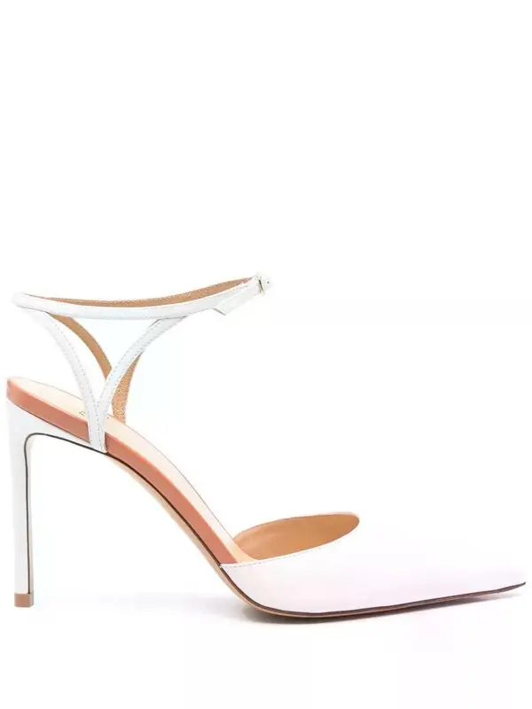 FRANCESCO RUSSO 90mm Leather Pumps