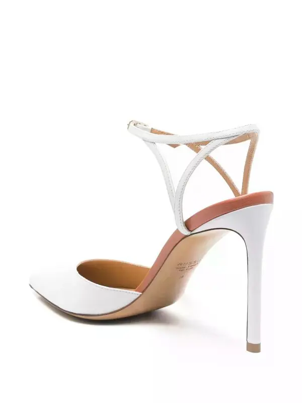 FRANCESCO RUSSO 90mm Leather Pumps