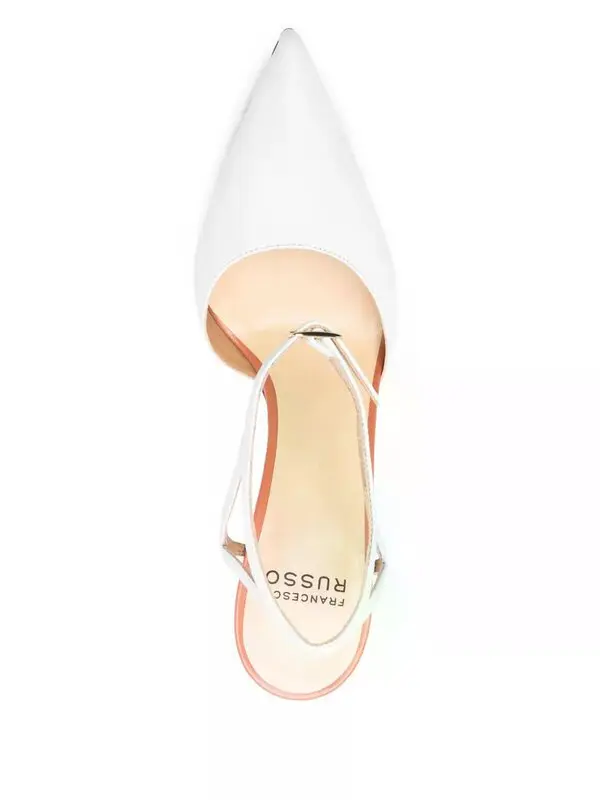 FRANCESCO RUSSO 90mm Leather Pumps