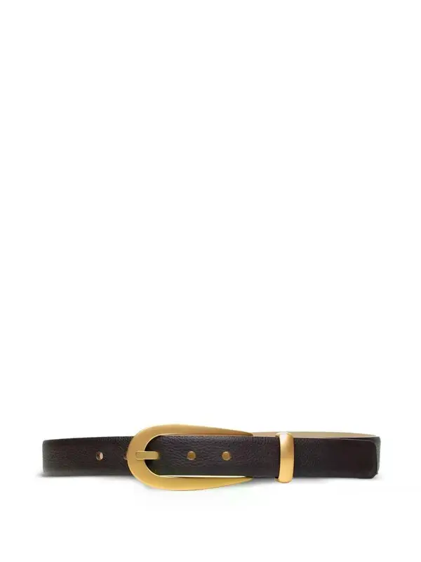 POCHE PARIS Leather Belt - Brown
