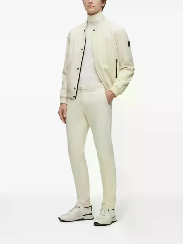 BOSS Slim-cut Trousers - Neutrals