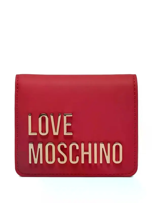 Moschino Logo-plaque Wallet - Red