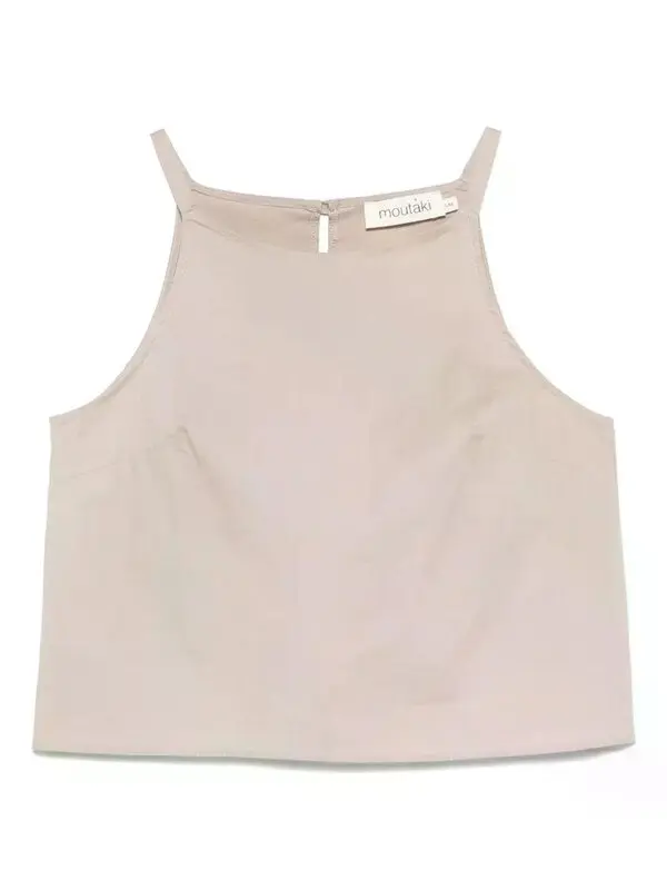 MOUTAKI Stretch-cotton Tank Top - Neutrals