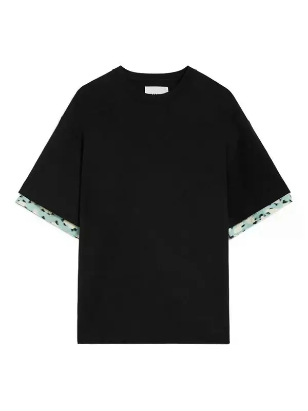 JIL SANDER Cotton Crew-neck T-shirt - Black