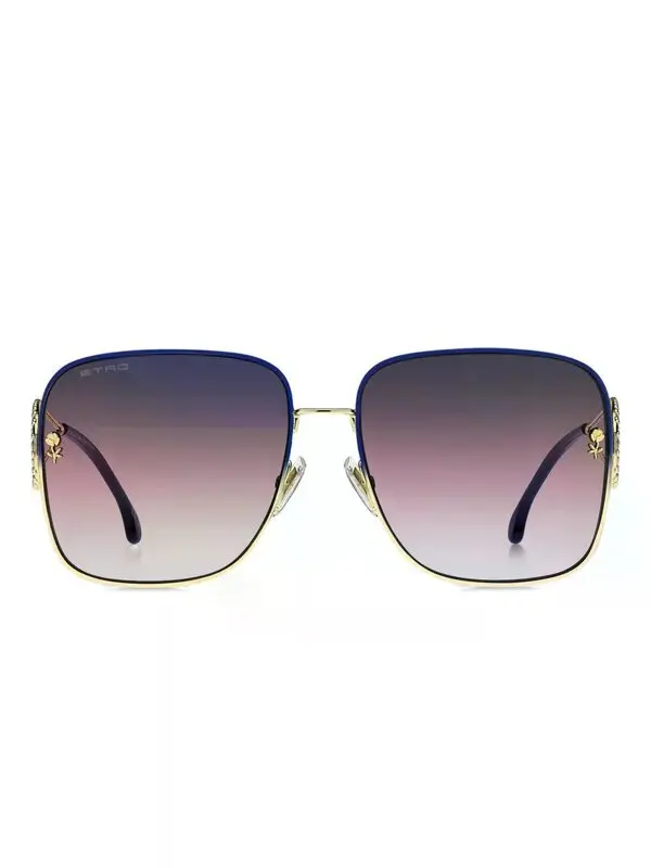 Etro Paisley Sunglasses - Gold