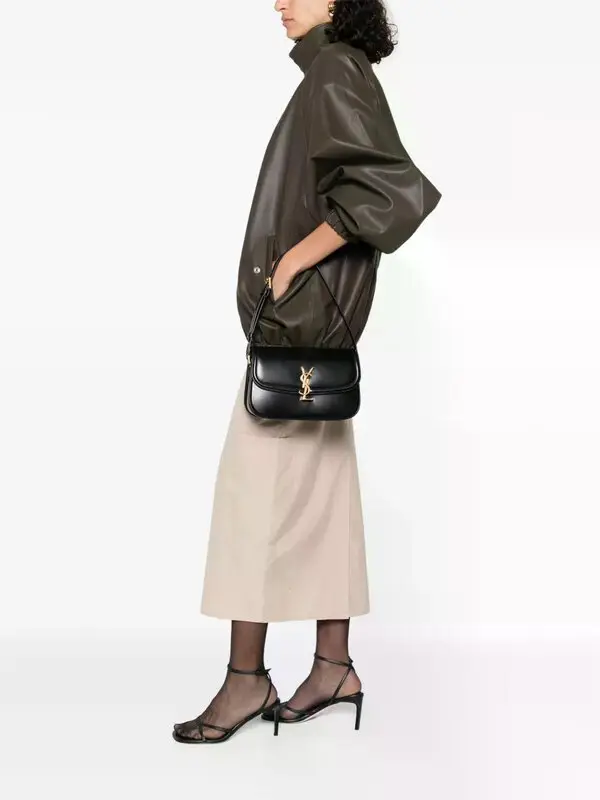 Saint Laurent Solferino Shoulder Bag - Black