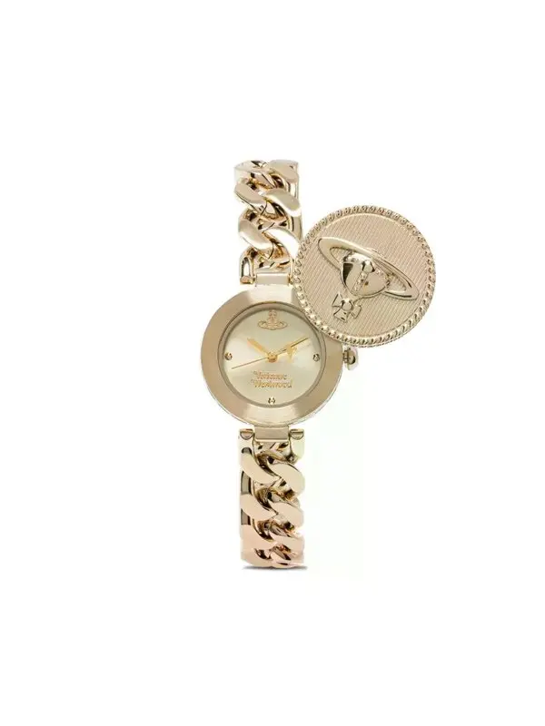 VIVIENNE WESTWOOD Orb Button 25mm Watch - Gold