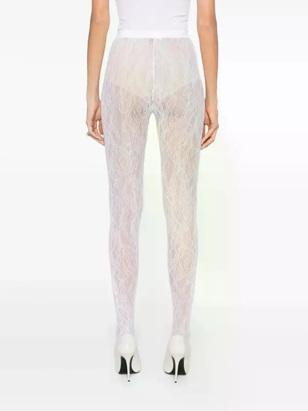 Wardrobe.NYC Embroidered Lace Trousers