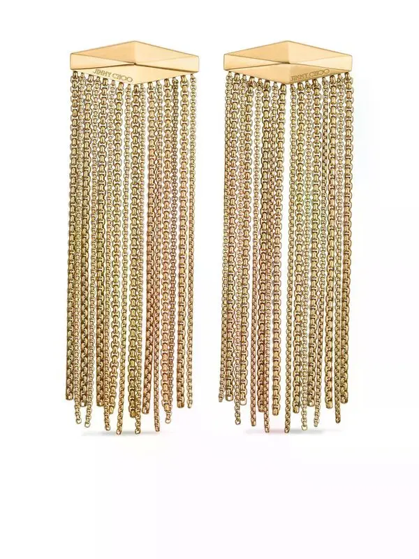 JIMMY CHOO Zandra Earrings - Gold