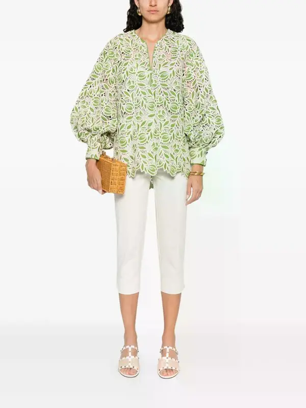 Luisa Spagnoli Crochet Blouse