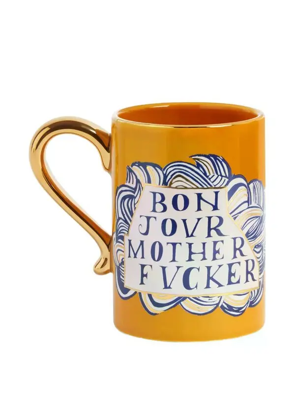 L'Objet Illustrated Mug - Yellow
