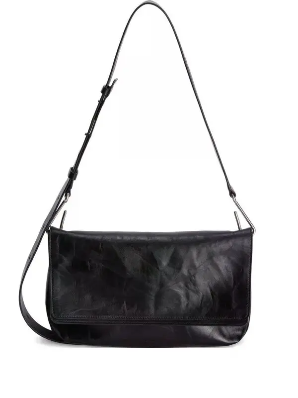 JIL SANDER Small Shadow Shoulder Bag - Black