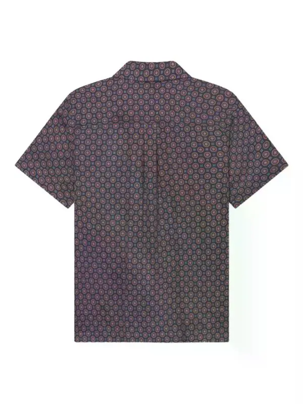 LES DEUX Geometric-pattern Shirt