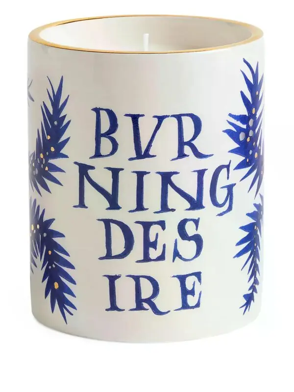 L'Objet Ruan Hoffmann Burning Desire Veti-vert Scented Candle - White