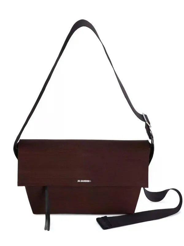 JIL SANDER Utility Messenger Bag - Red