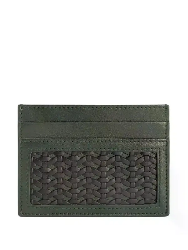 Dolce & Gabbana Braided Card Holder - Green