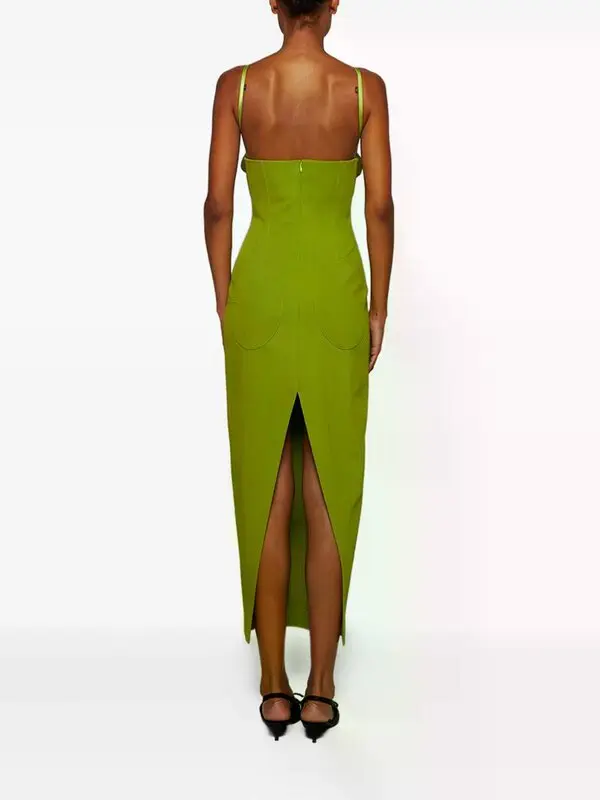 Buy JEAN PAUL GAULTIER Rose-embellished Midi Dress - Green At 39% Off |  Editorialist