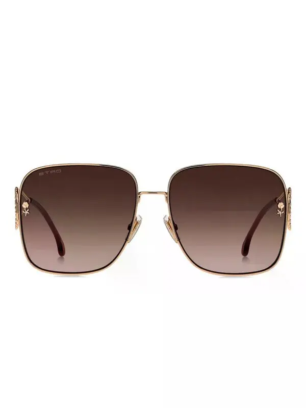 Etro Paisley Sunglasses - Gold