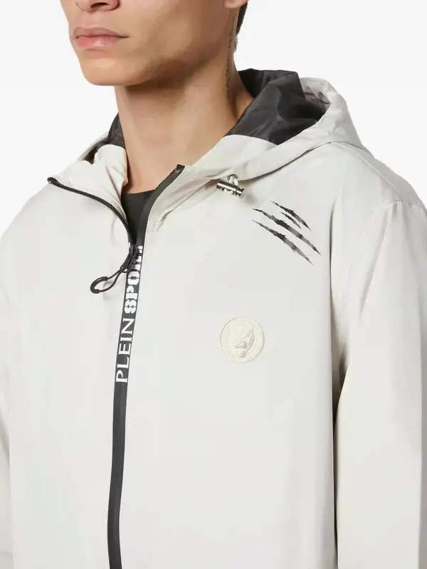 PLEIN SPORT Hooded Windbreaker